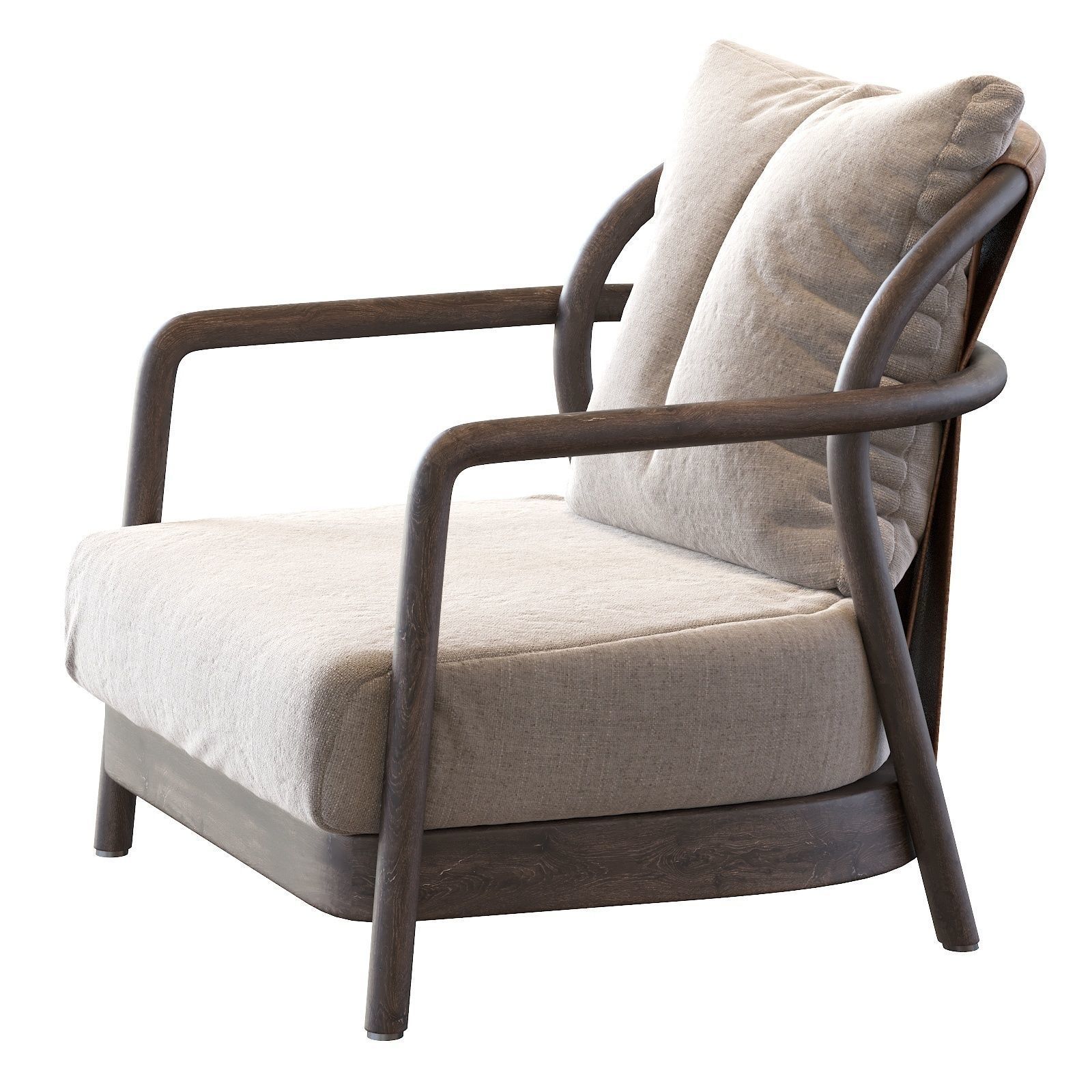 Alison Flexform Armchair 3D model | CGTrader