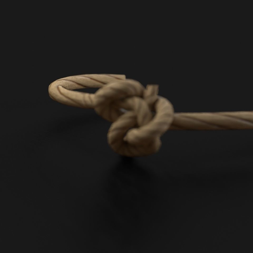3D model Rope props VR / AR / low-poly | CGTrader