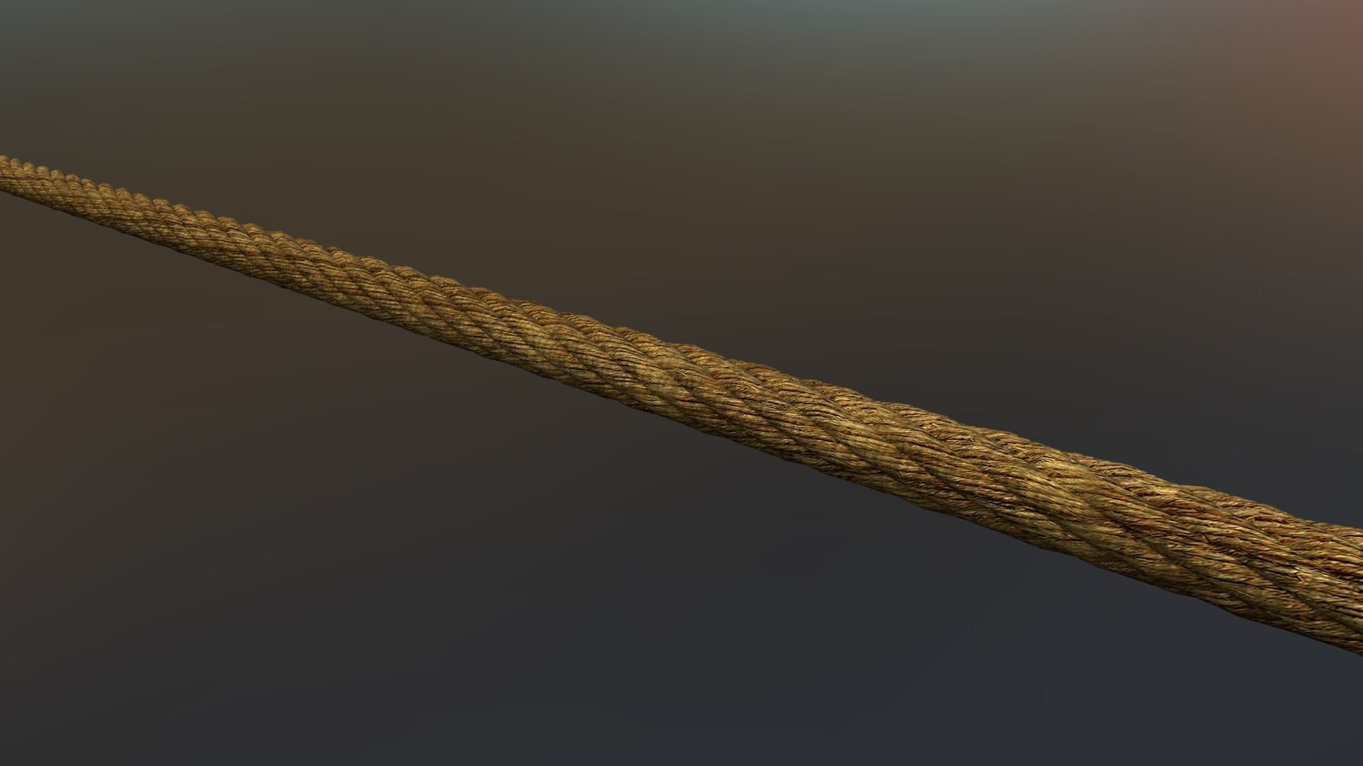 rope Rigged 3D model rigged | CGTrader