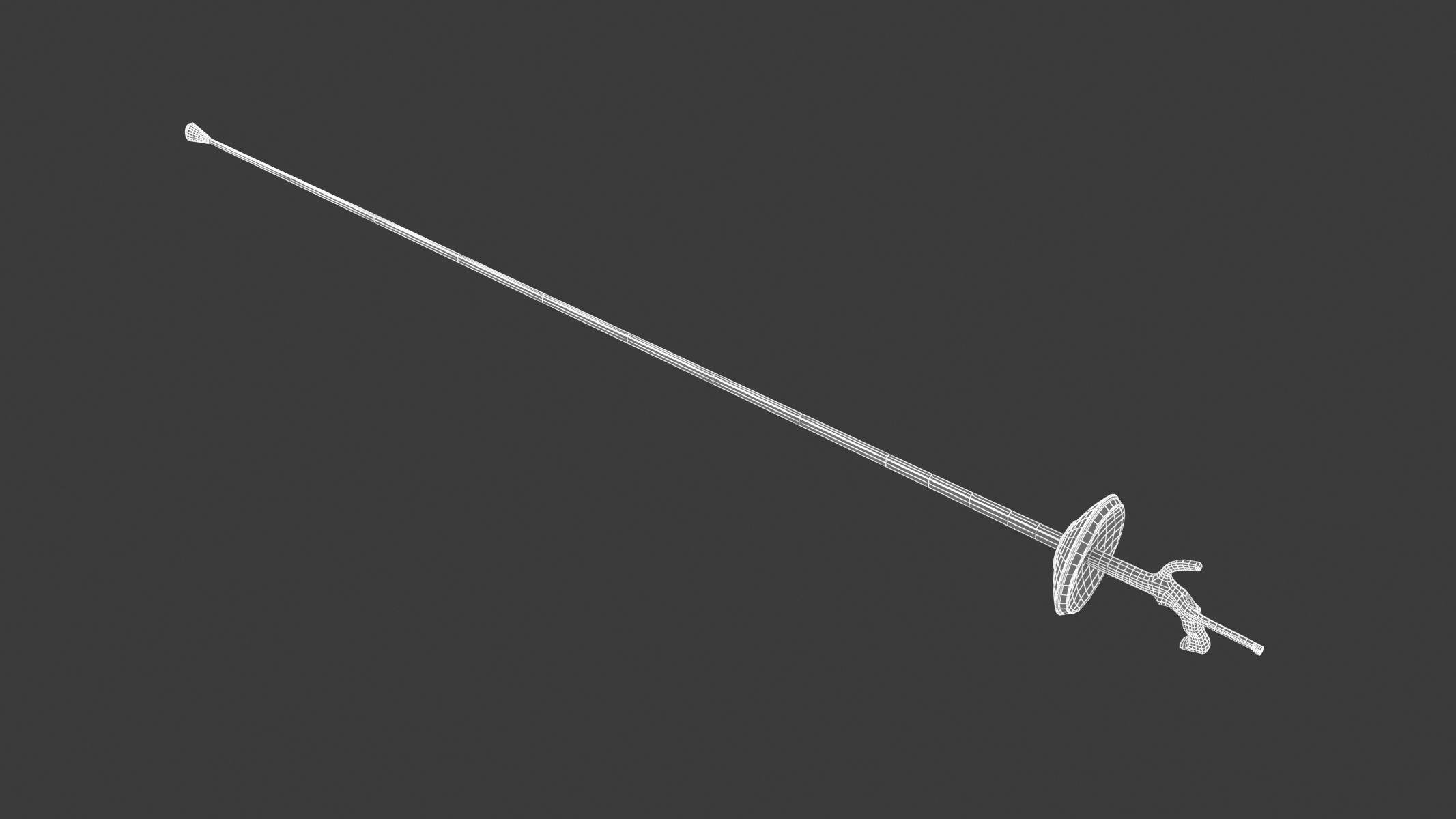 3D model Foil Sword VR / AR / low-poly | CGTrader
