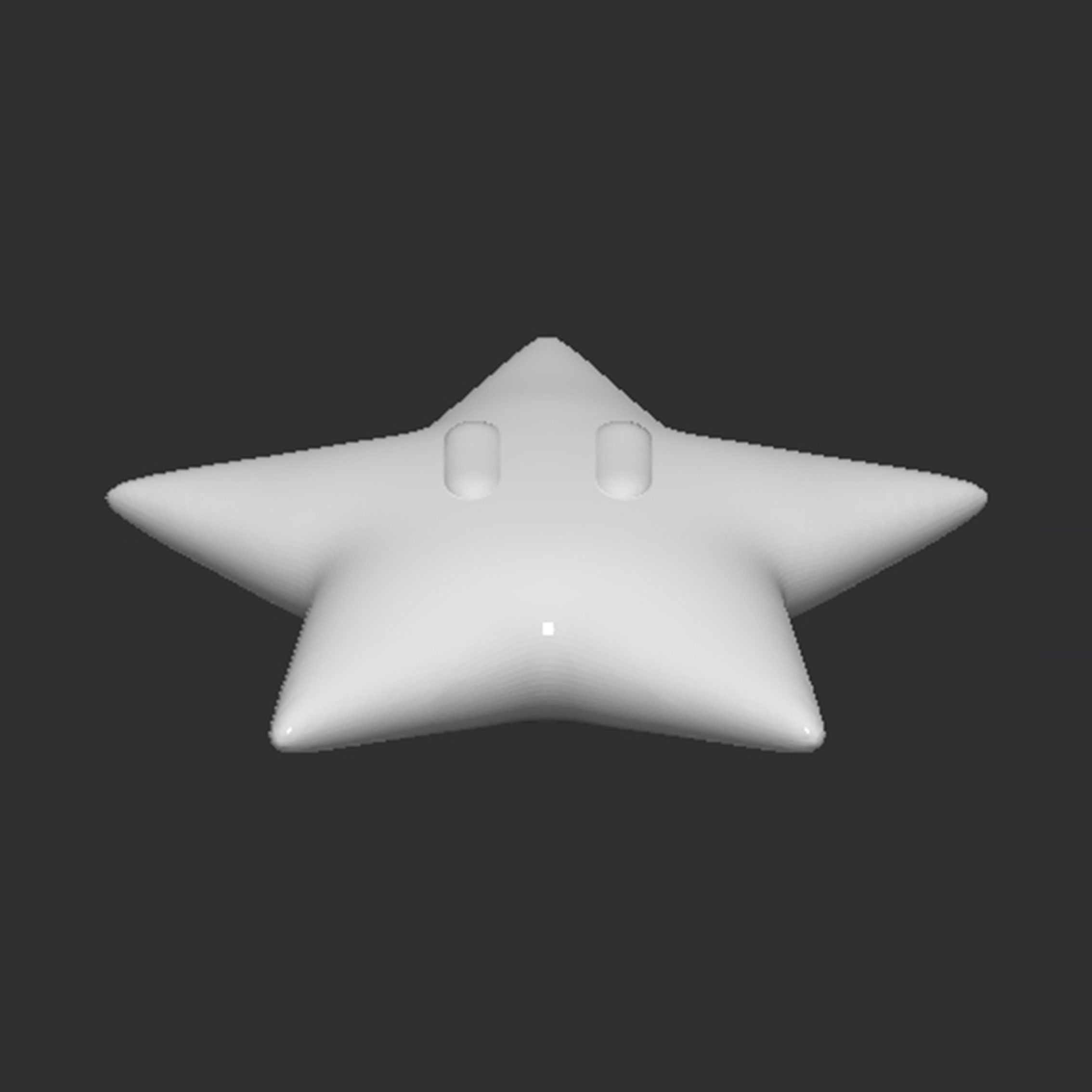 Mario Star 3D model 3D printable | CGTrader