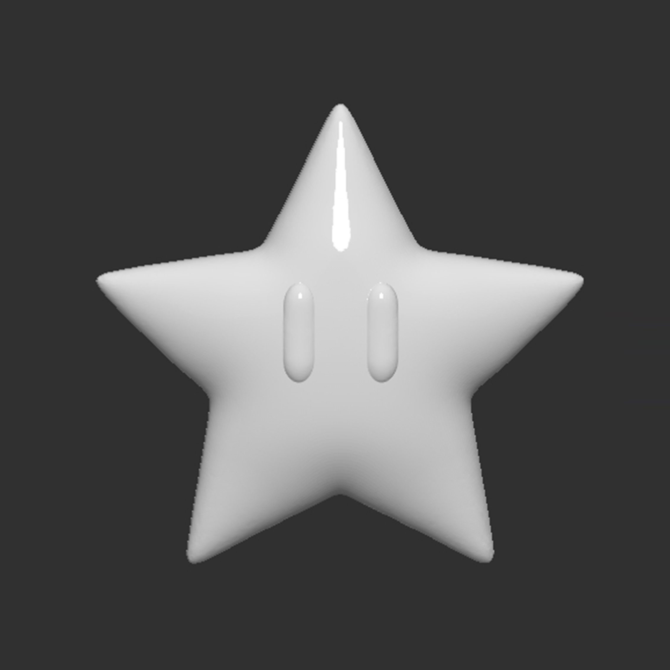 Mario Star 3D model 3D printable | CGTrader