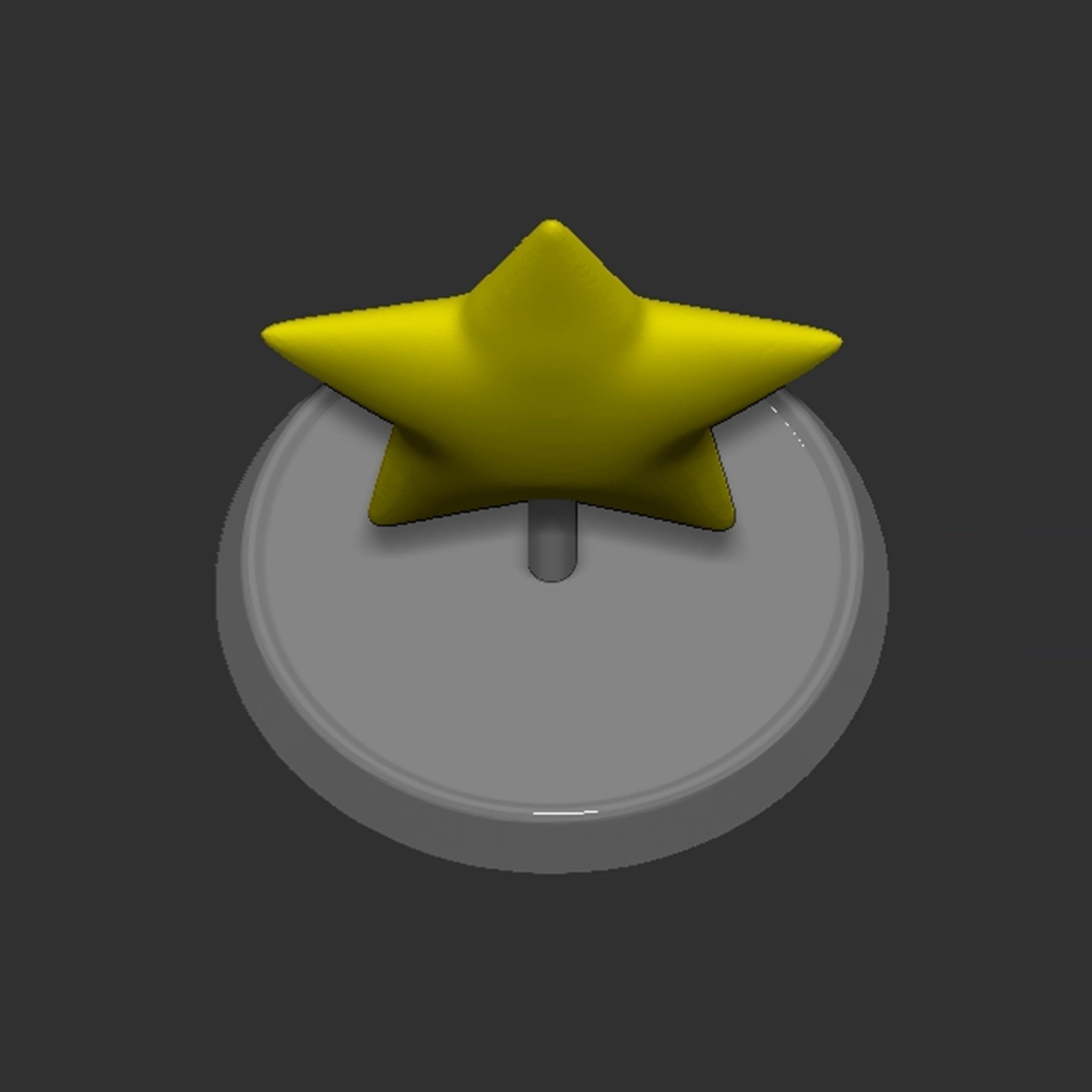 Mario Star Based 3D model 3D printable | CGTrader