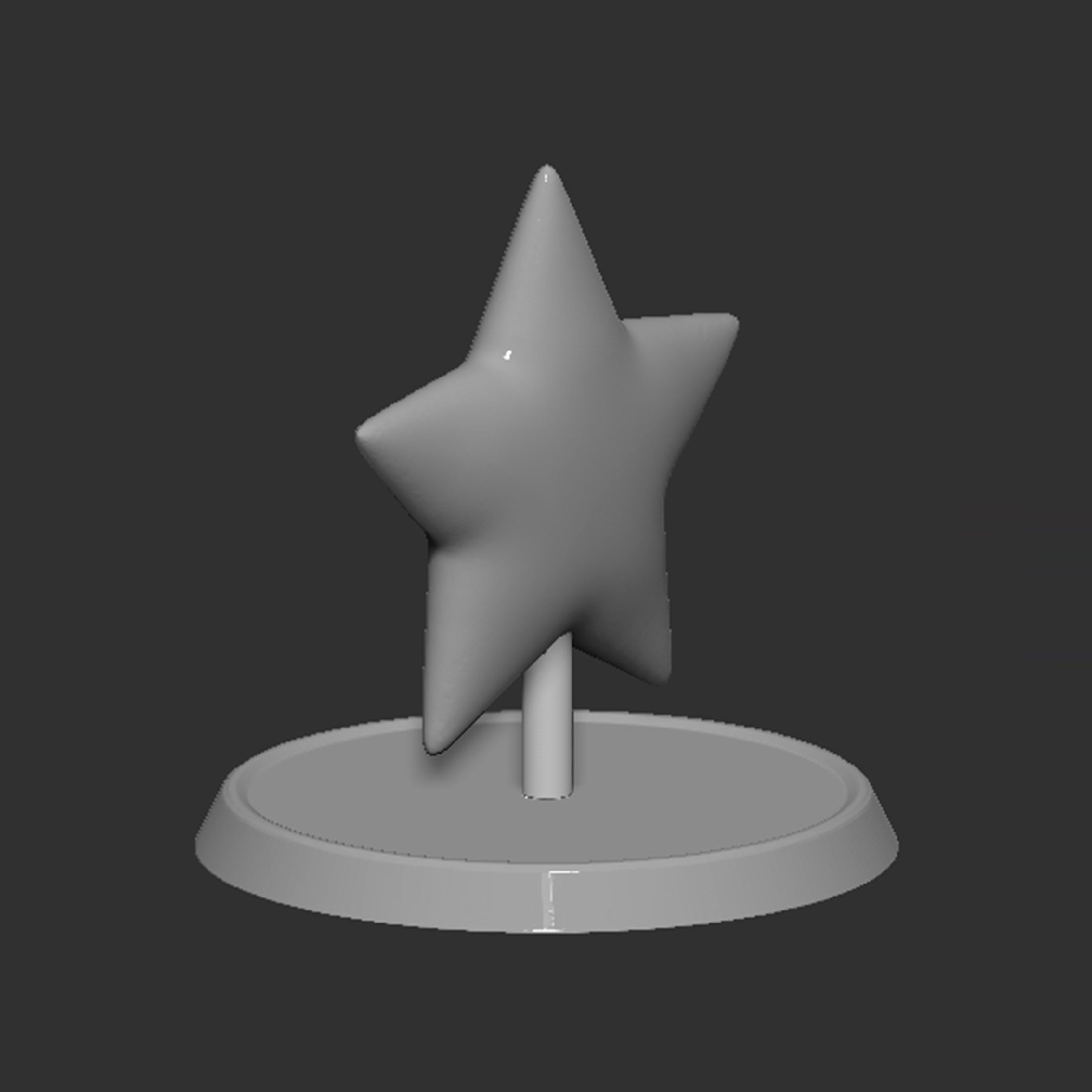 Mario Star Based 3D model 3D printable | CGTrader