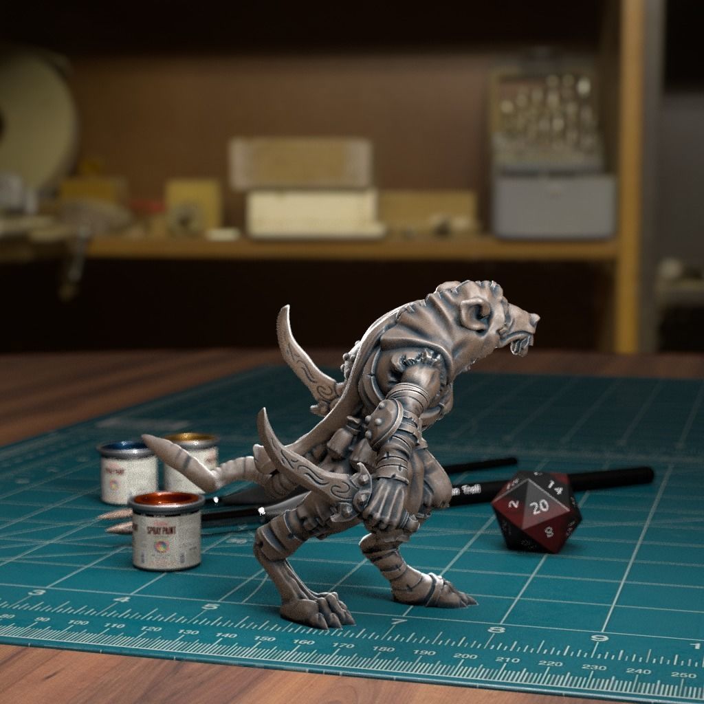 Ratman Rogue - Pre-Supported 3D model 3D printable | CGTrader