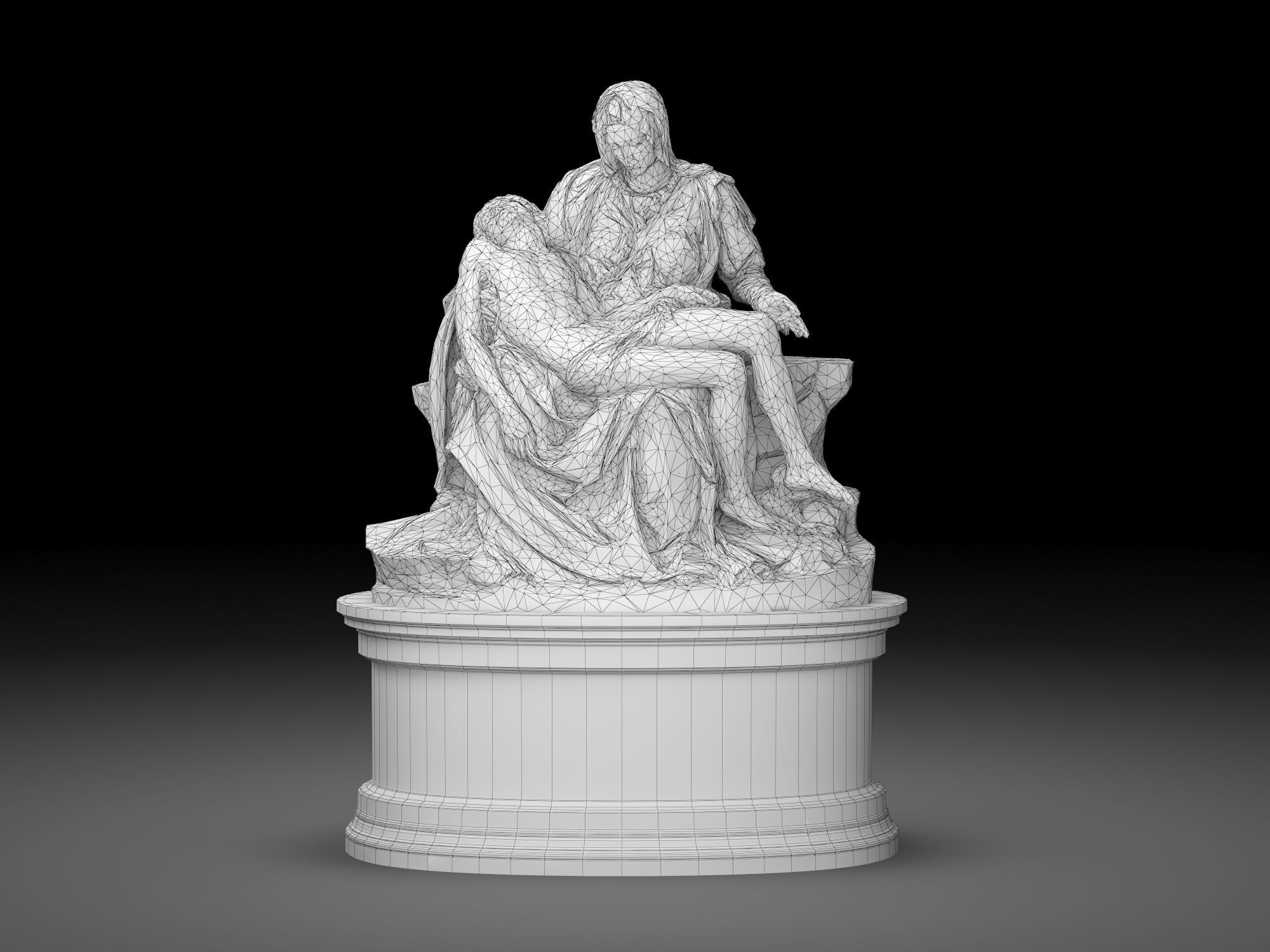 3D model Pieta by Michelangelo VR / AR / low-poly | CGTrader