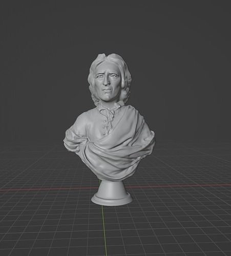 John Locke 3D model 3D printable | CGTrader