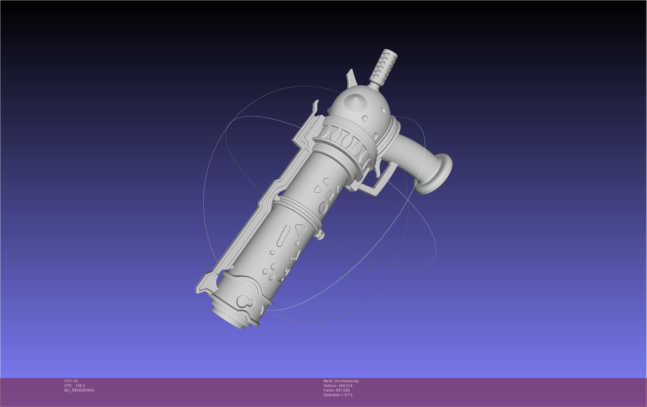 League Of Legends Arcane Jinx Blaster Basic Model 3D model | CGTrader