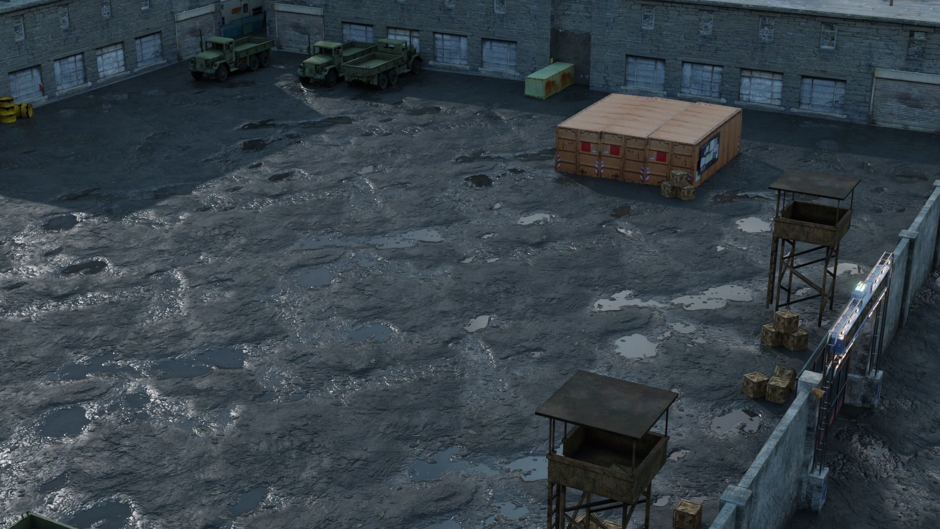 Military Base Camp Low-poly 3D model 3D model | CGTrader