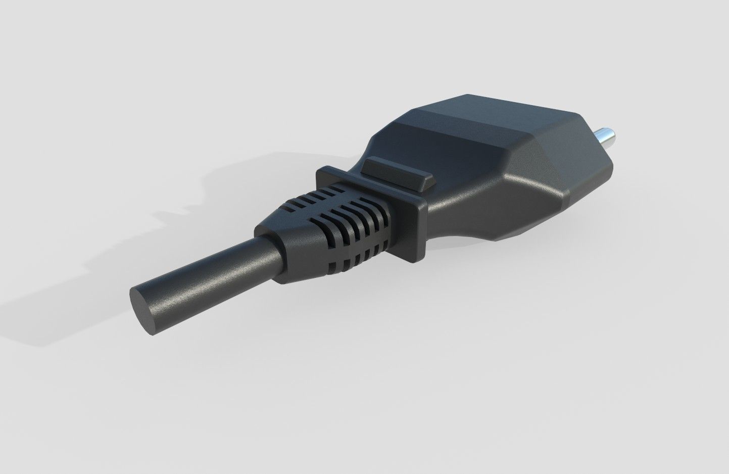 3D model Electrical Plug Type N Black VR / AR / low-poly | CGTrader