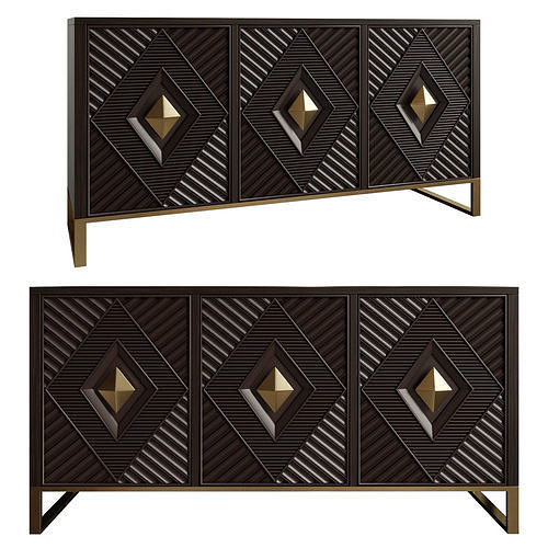 Diamond Floating Console 3D model | CGTrader