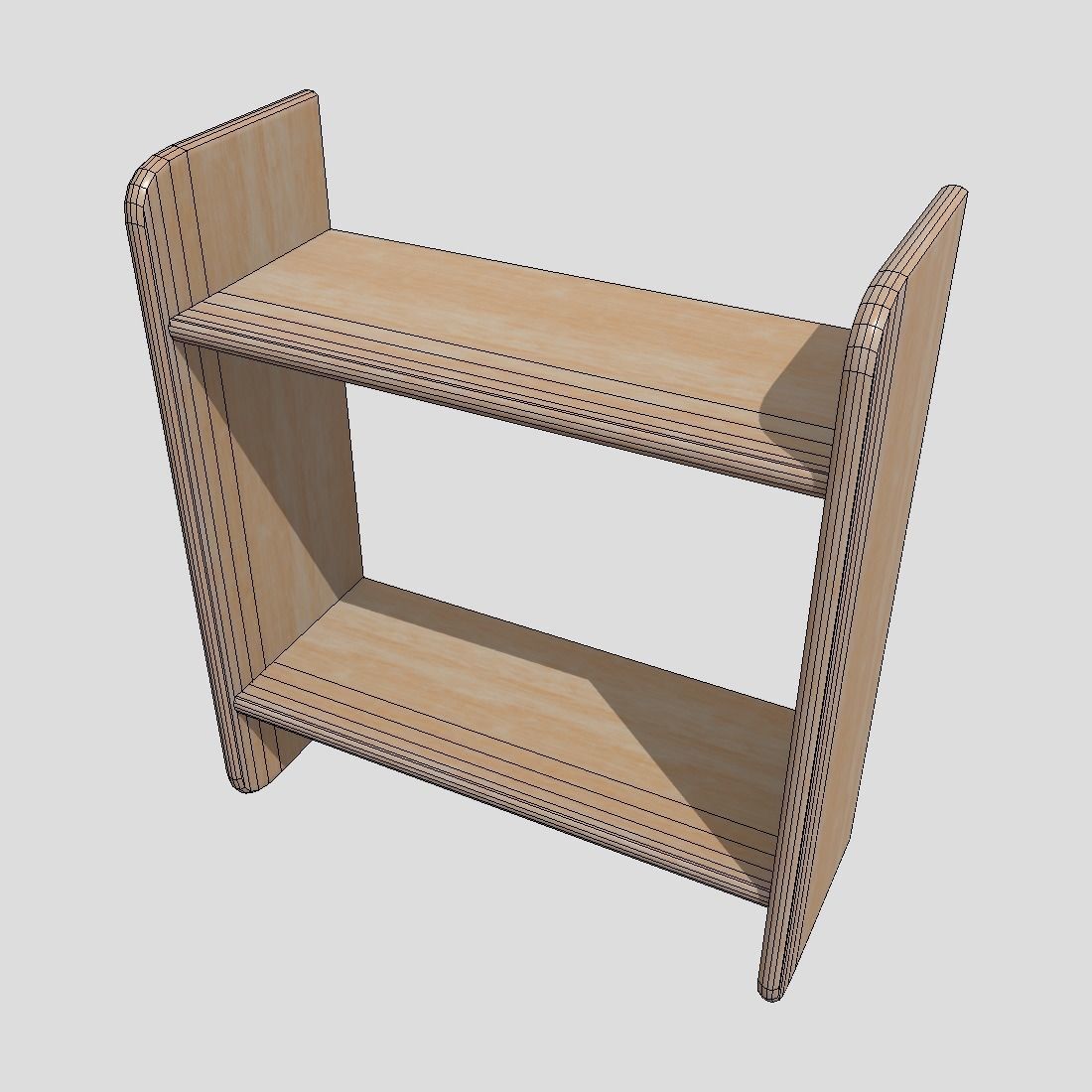 CC0 - Wall Shelf 4 free VR / AR / low-poly 3D model | CGTrader