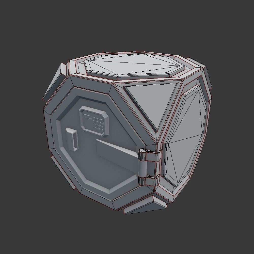 Radioactive capsule 3D model | CGTrader