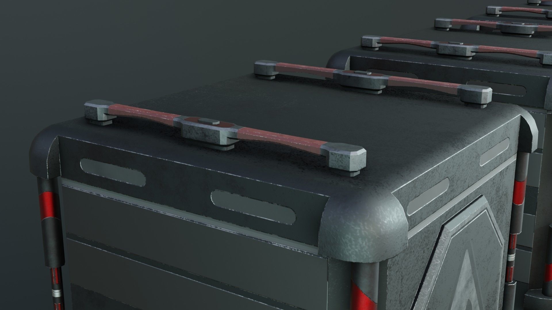 3D model Sci-fi Crates VR / AR / low-poly | CGTrader