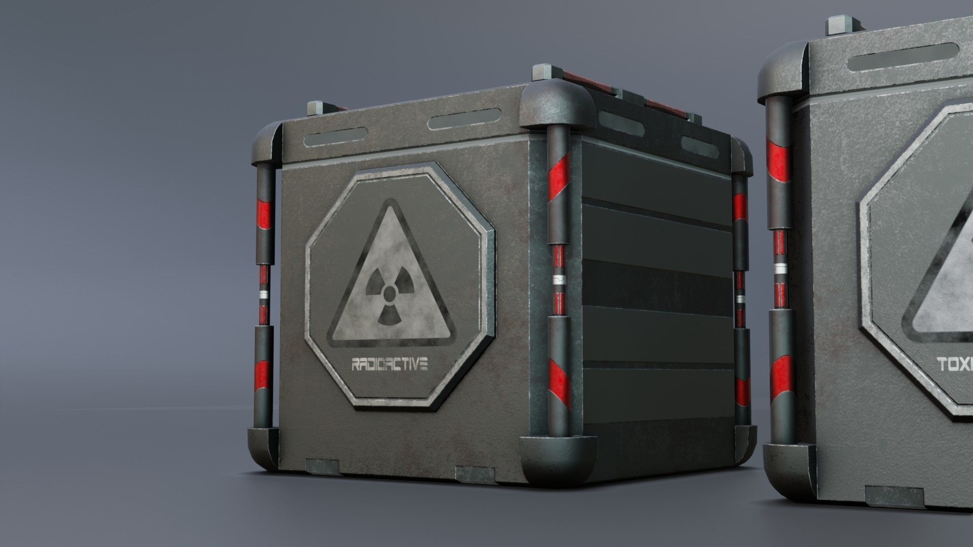 3D model Sci-fi Crates VR / AR / low-poly | CGTrader