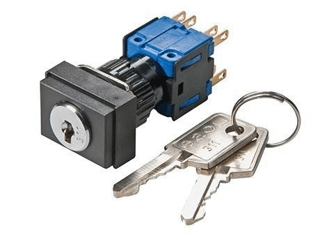 51-362.022D Keylock switch 3 positions free 3D model | CGTrader