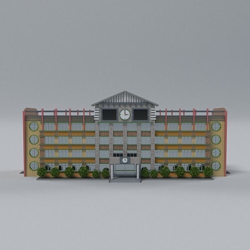 School Models 3D model | CGTrader