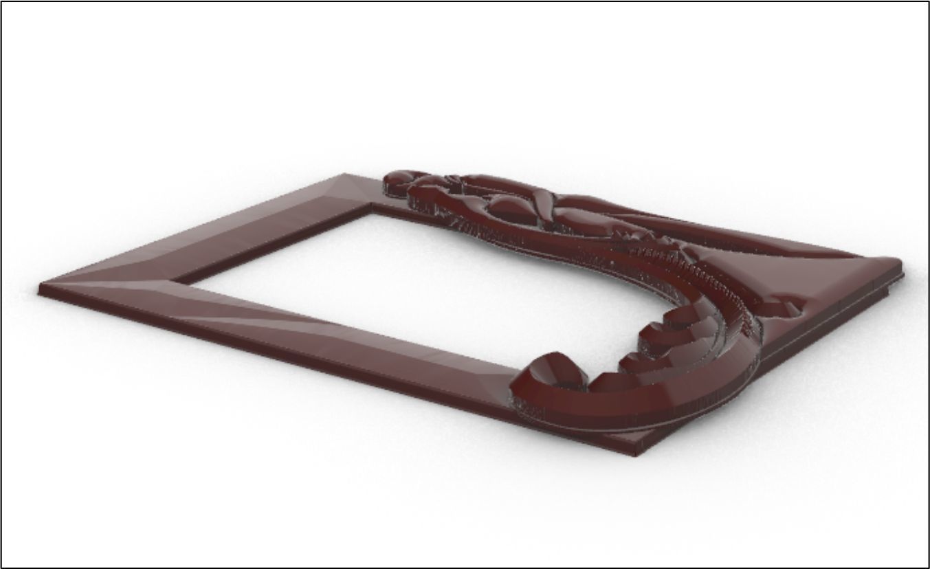 Framework decor 3D model | CGTrader