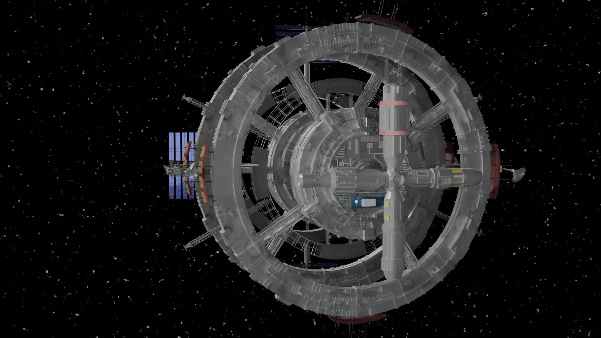 space station 3D model | CGTrader