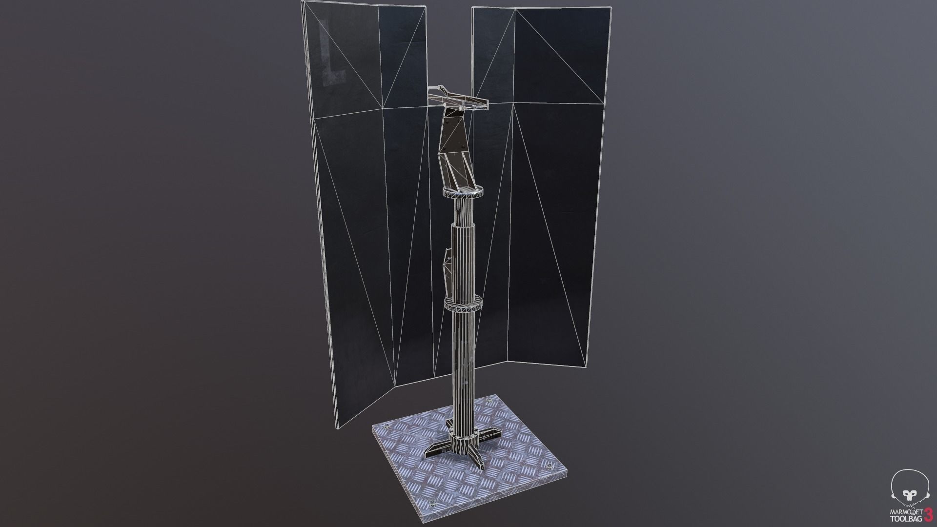 3D model Gun shield VR / AR / low-poly | CGTrader