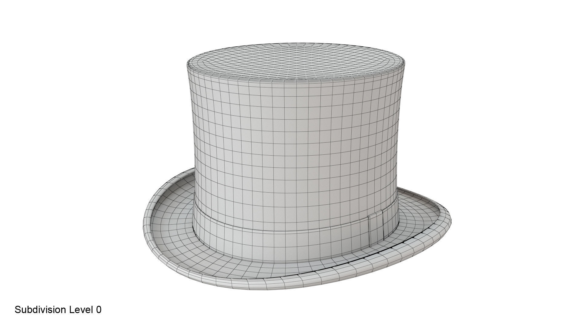 Top hat 3D model | CGTrader