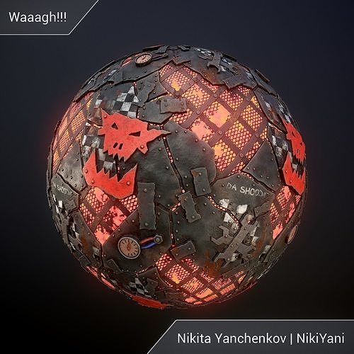 Waaagh Texture | CGTrader