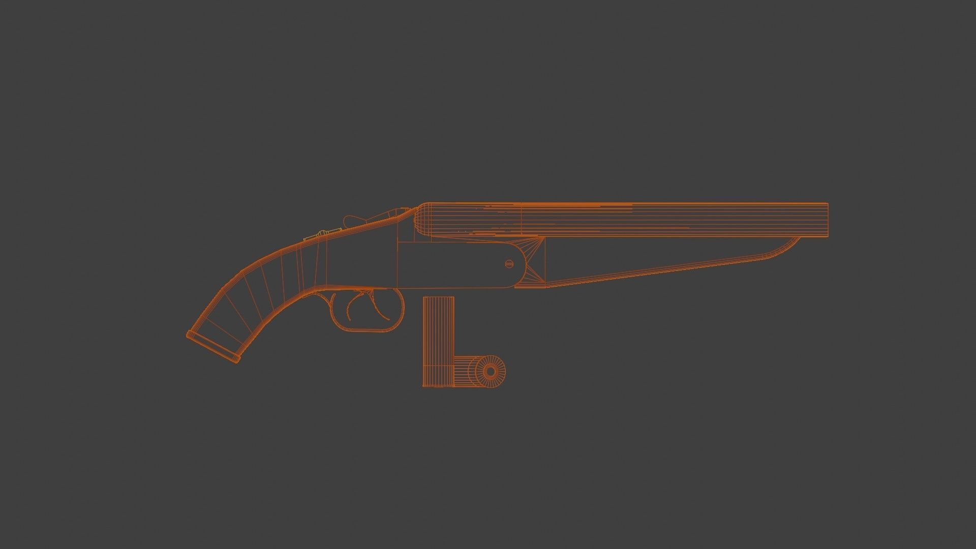 3D model Short Double Barrel VR / AR / low-poly | CGTrader