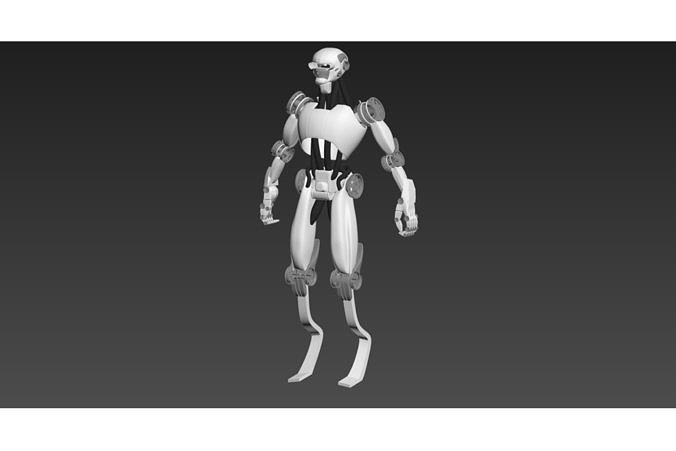 robot humanoid free 3D model | CGTrader