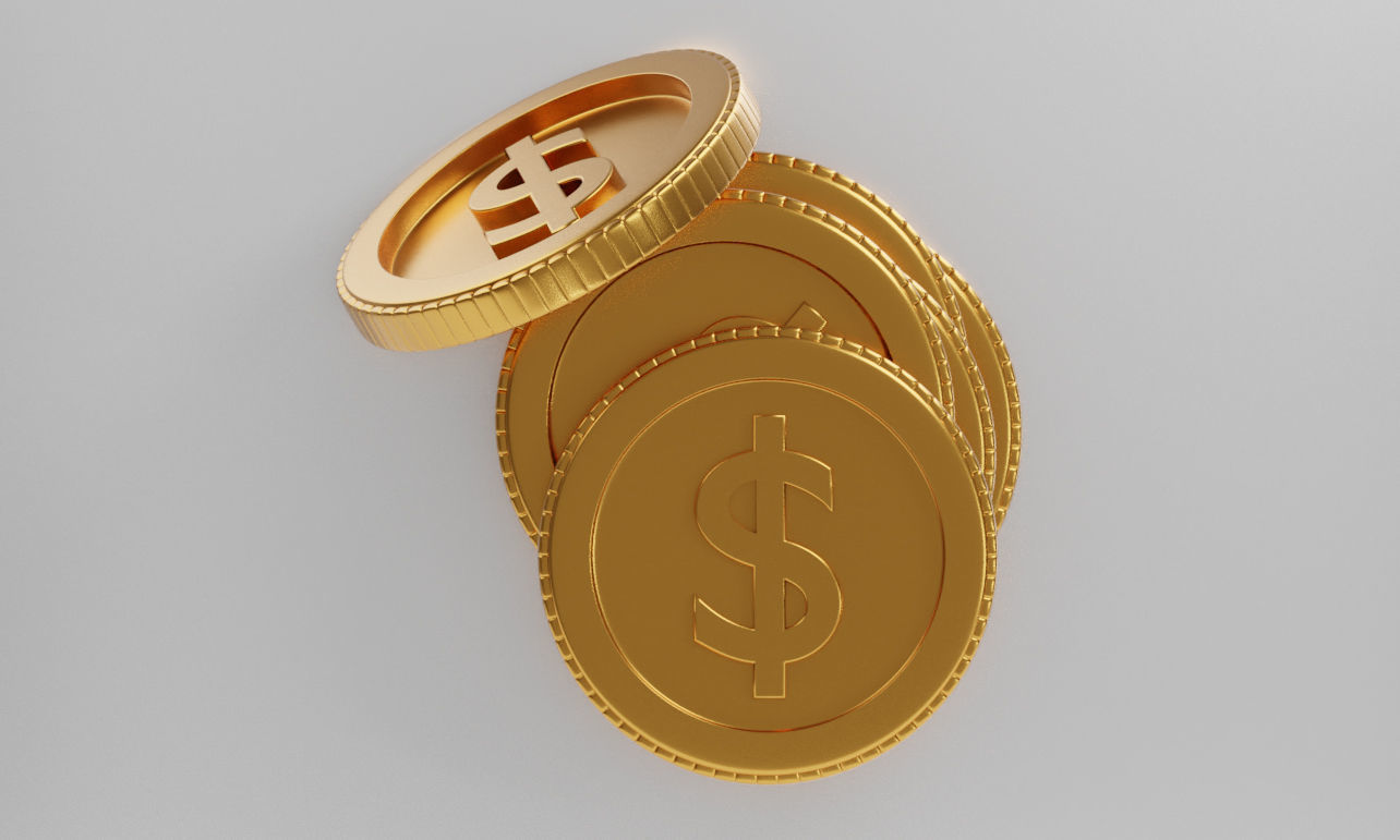 Gold Coin 3D model 3D model | CGTrader