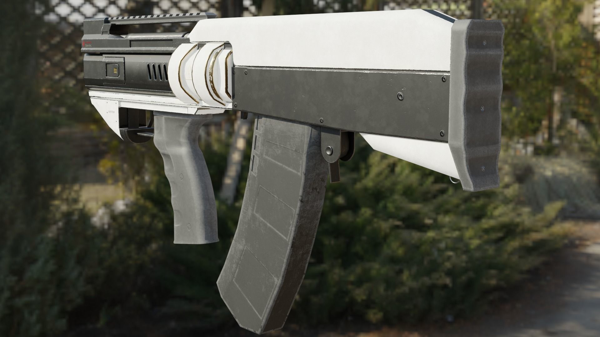 Sci-fi AK 3D model | CGTrader