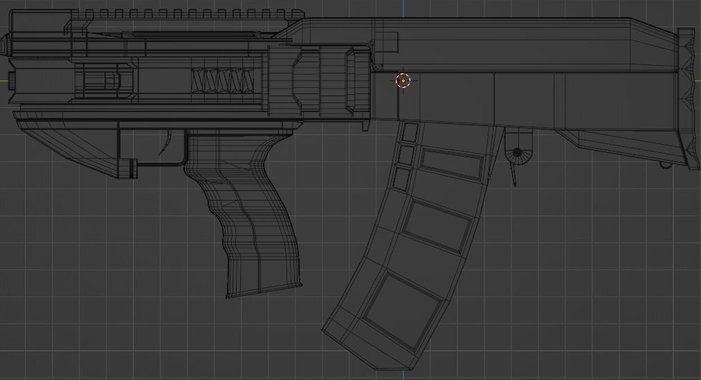 Sci-fi AK 3D model | CGTrader