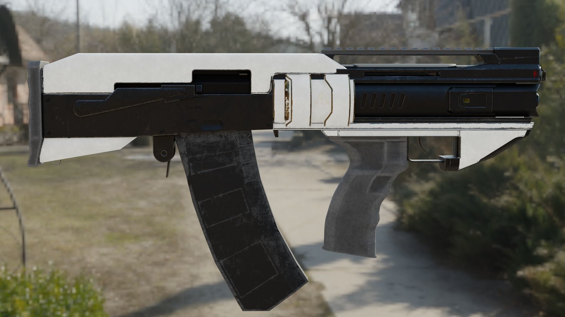 Sci-fi AK 3D model | CGTrader