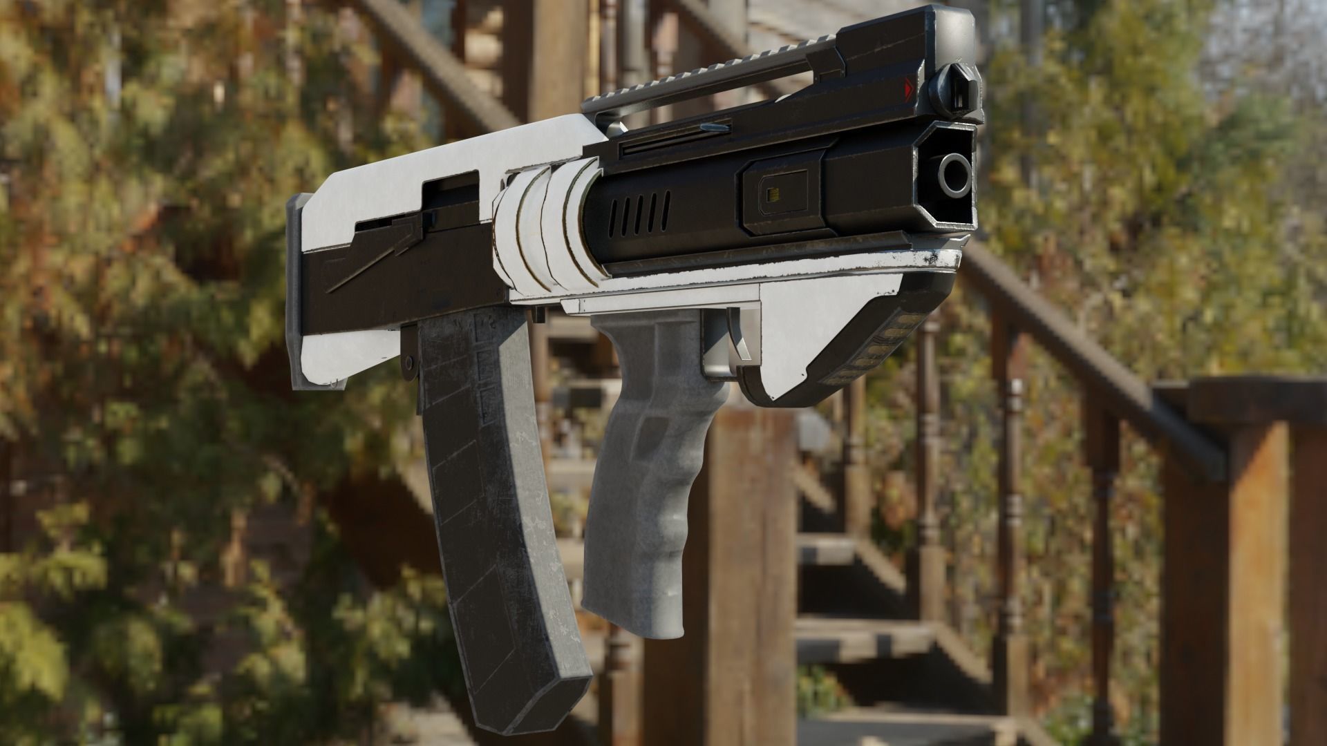 Sci-fi AK 3D model | CGTrader