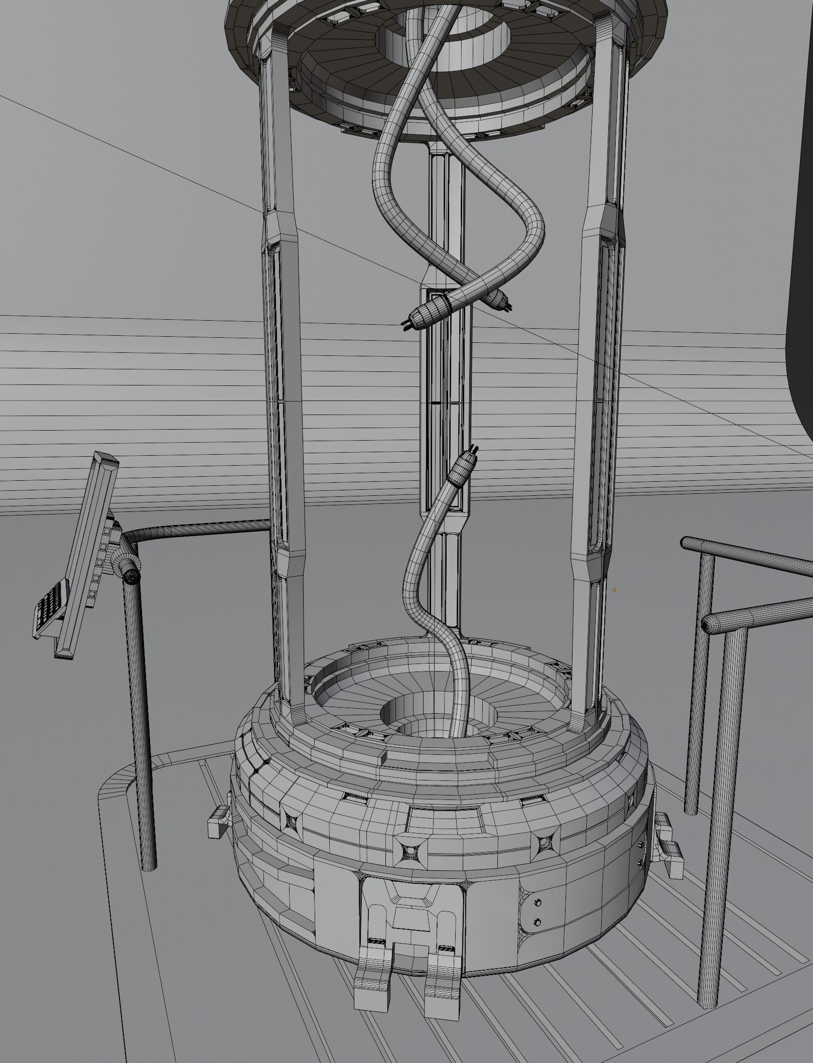 Sci-Fi Capsule Cloning Chamber Device Asset 3D model | CGTrader