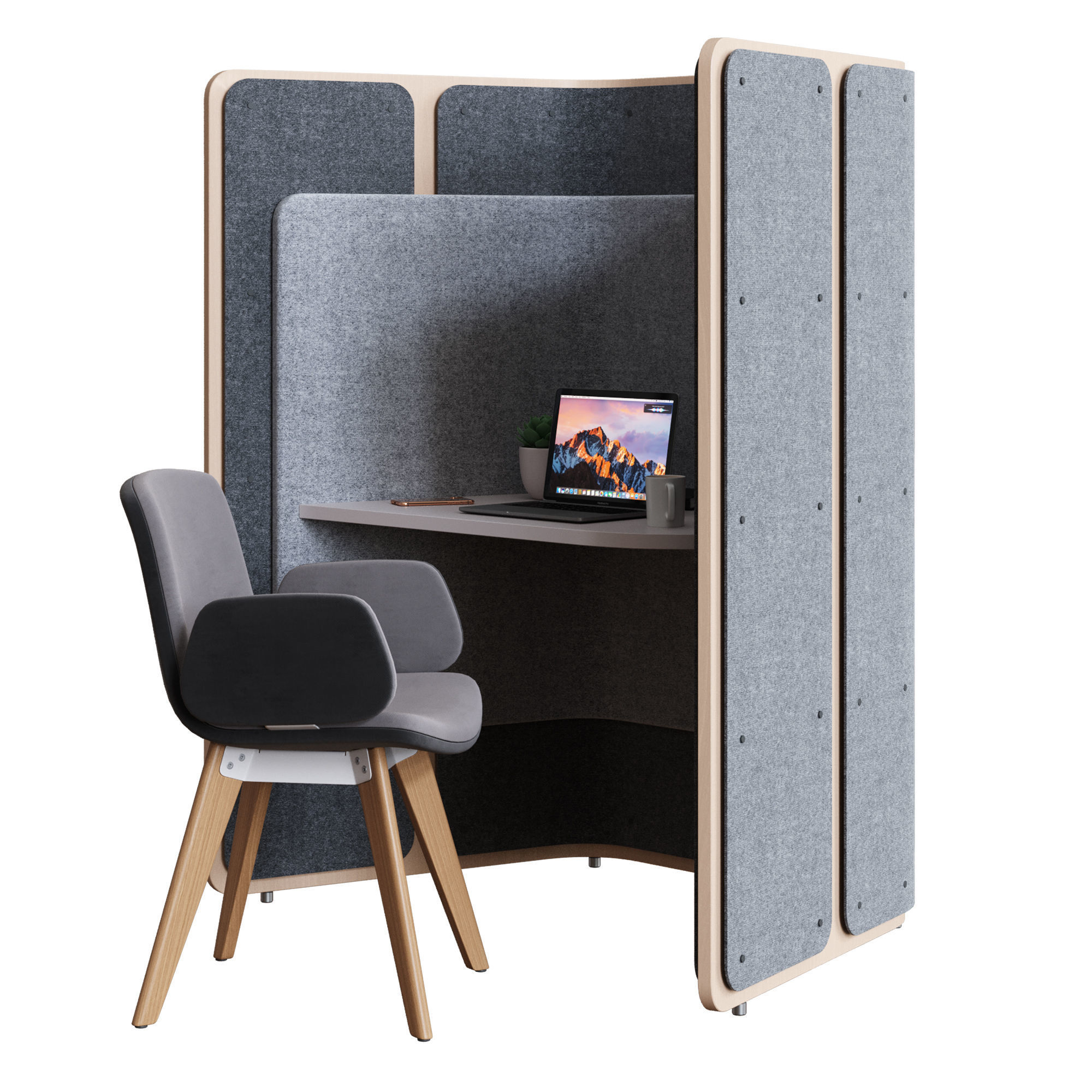 OrangeBox - Coppice WorkStation 01 3D model | CGTrader