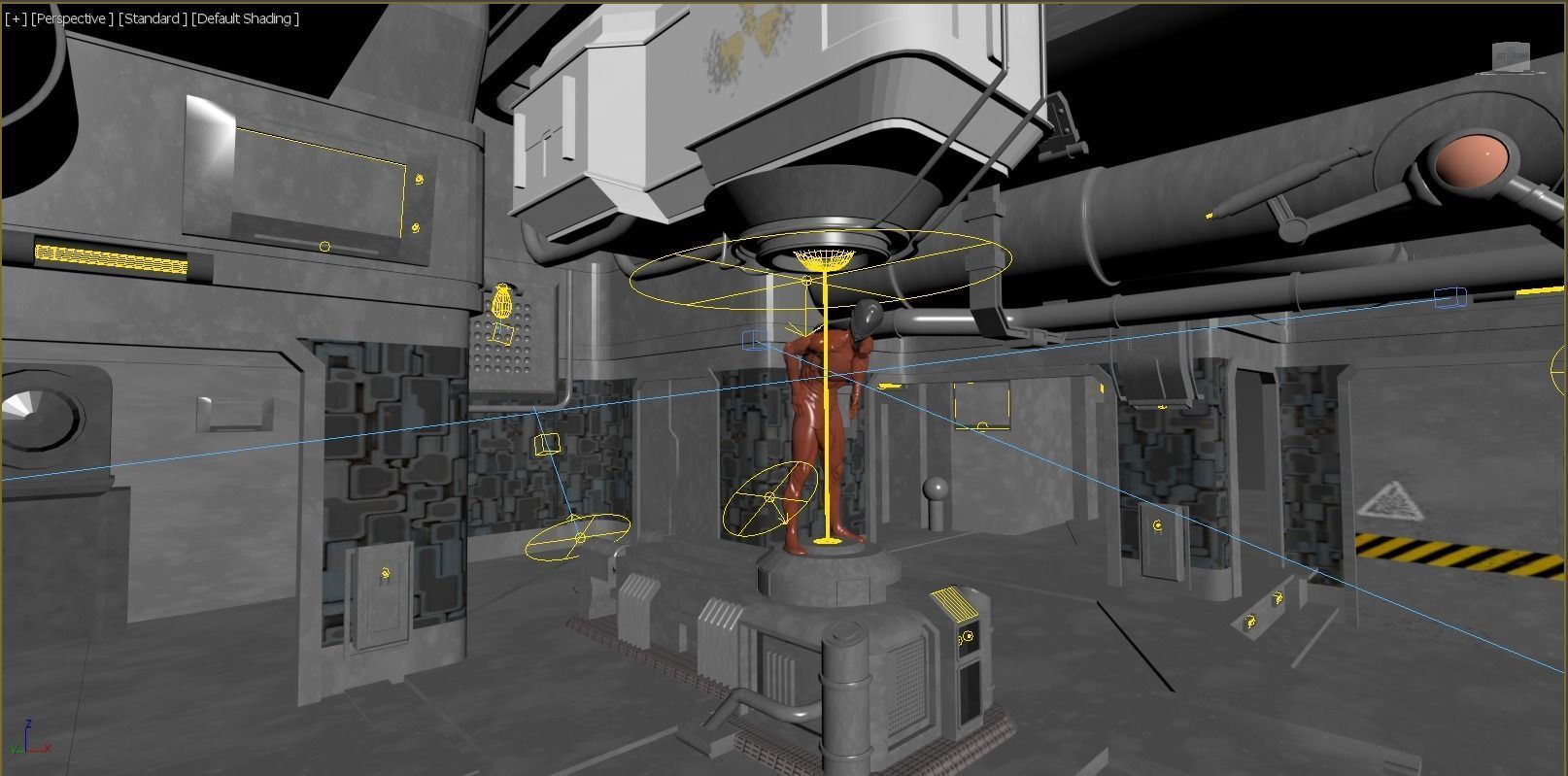 3D model Sci-Fi Laboratory VR / AR / low-poly | CGTrader