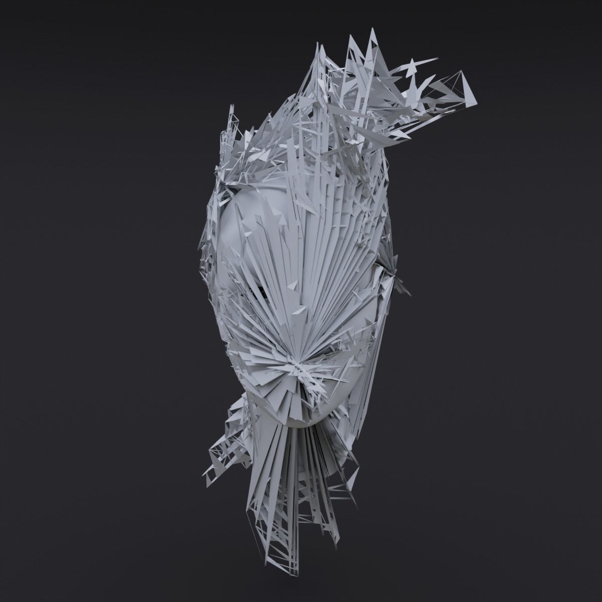 Crystal Helmet 3D model | CGTrader