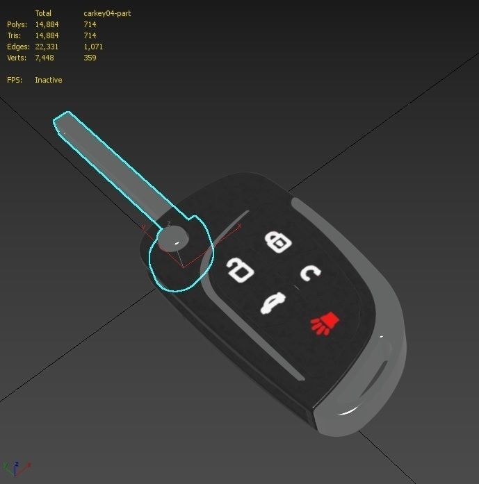 3D model Car key Model 4 VR / AR / low-poly | CGTrader