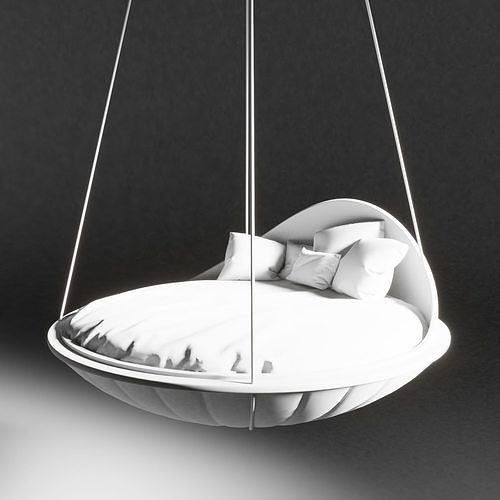 Flying Bed free VR / AR / low-poly 3D model | CGTrader