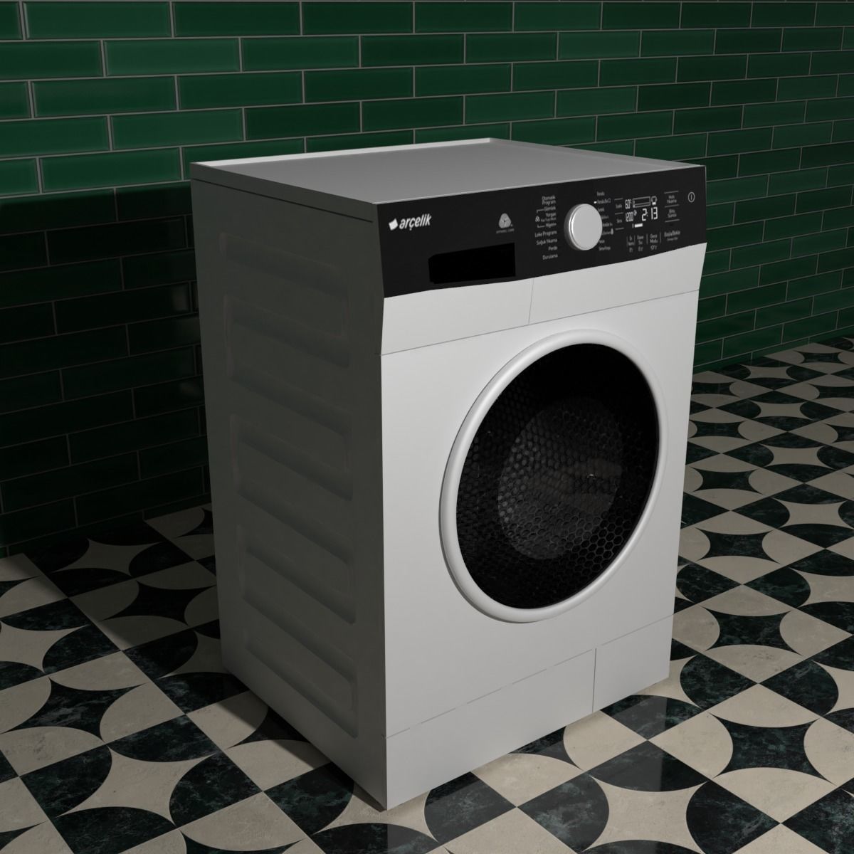 3D model 3d washing machine VR / AR / low-poly | CGTrader