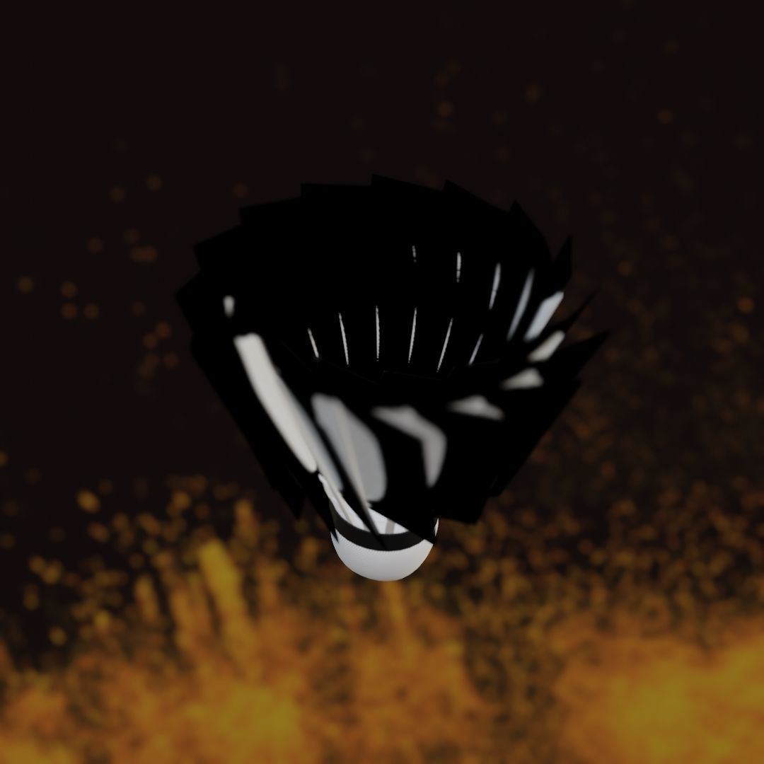 Badminton Shuttlecock Fire 3D model | CGTrader