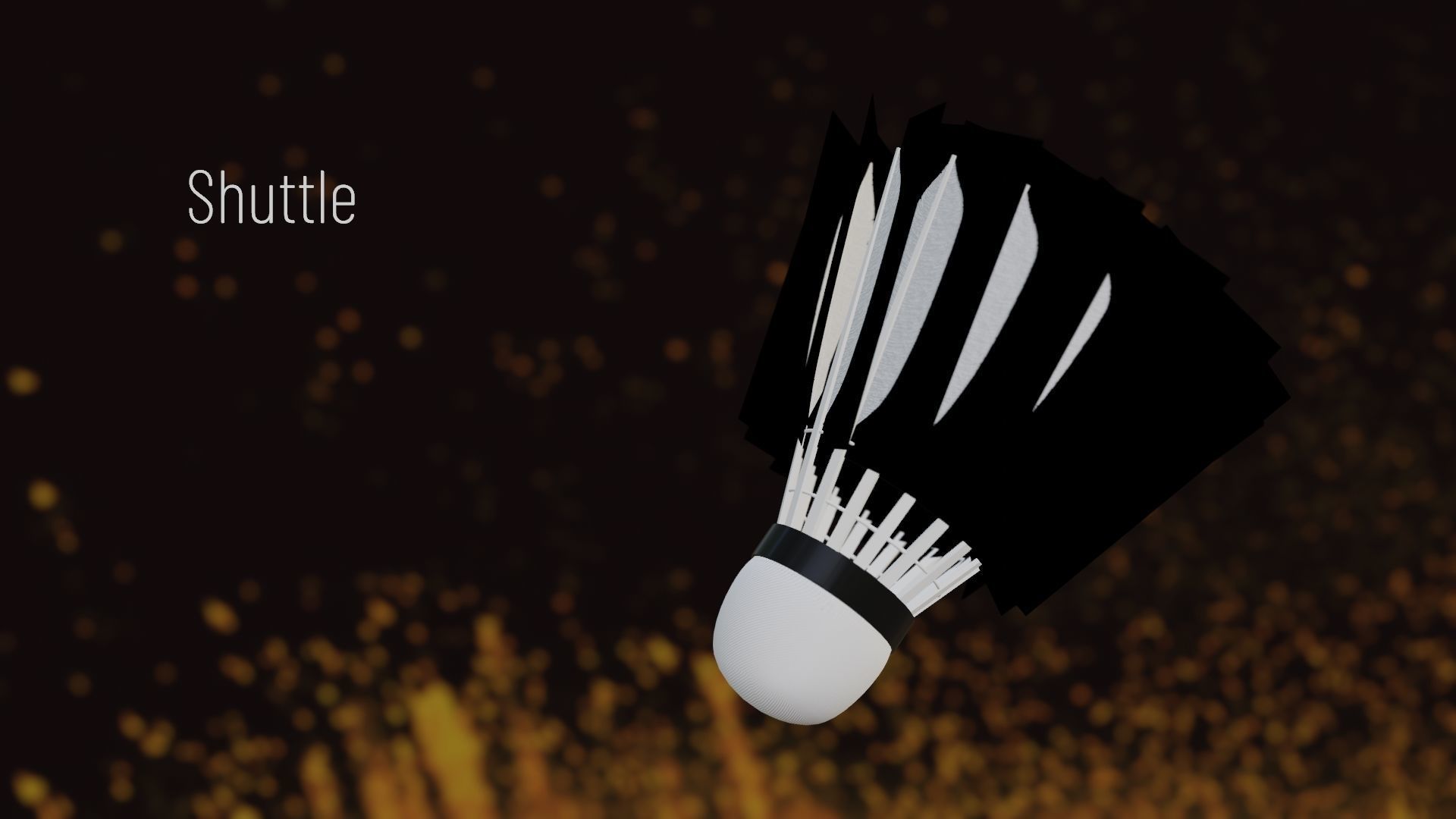 Badminton Shuttlecock Fire 3D model | CGTrader