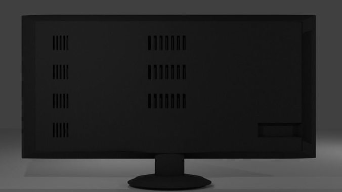 Television lcd monitor 3D model | CGTrader