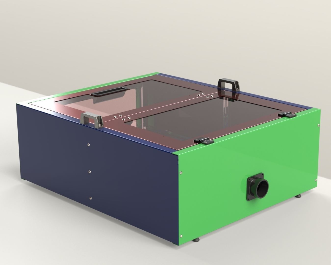 Enclosure for Laser machine 3D model | CGTrader