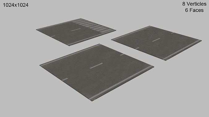 Low Poly Free 3d Roads free VR / AR / low-poly 3D model | CGTrader