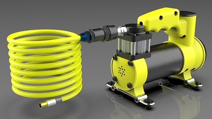 Mini Compressor 3D model animated | CGTrader