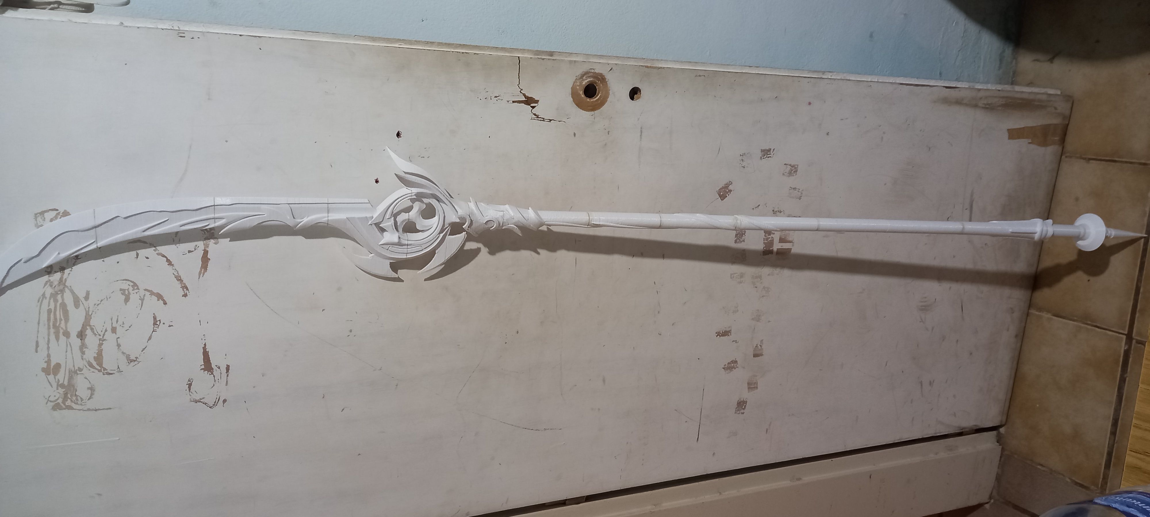 Genshin impact Engulfing Lightning Raiden shogun lance 3D model 3D ...