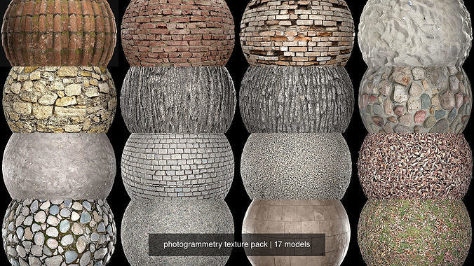 photogrammetry texture pack 3D Model Collection | CGTrader