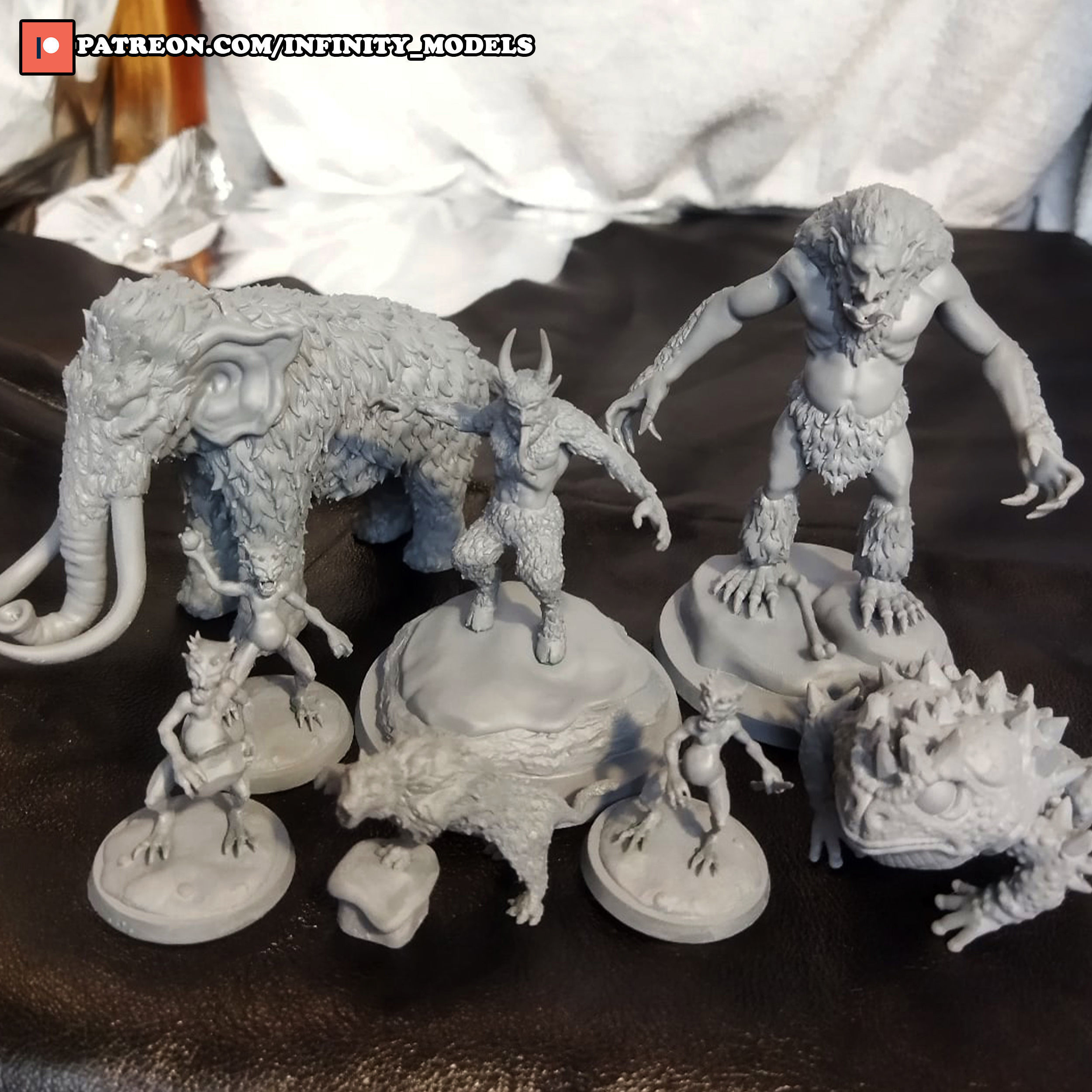 Ice Troll- Tabletop Miniature 3D model 3D printable | CGTrader
