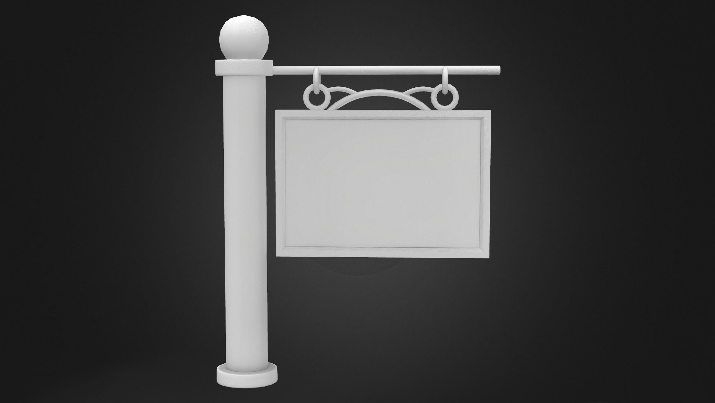 3D model Sign Post 2 VR / AR / low-poly | CGTrader